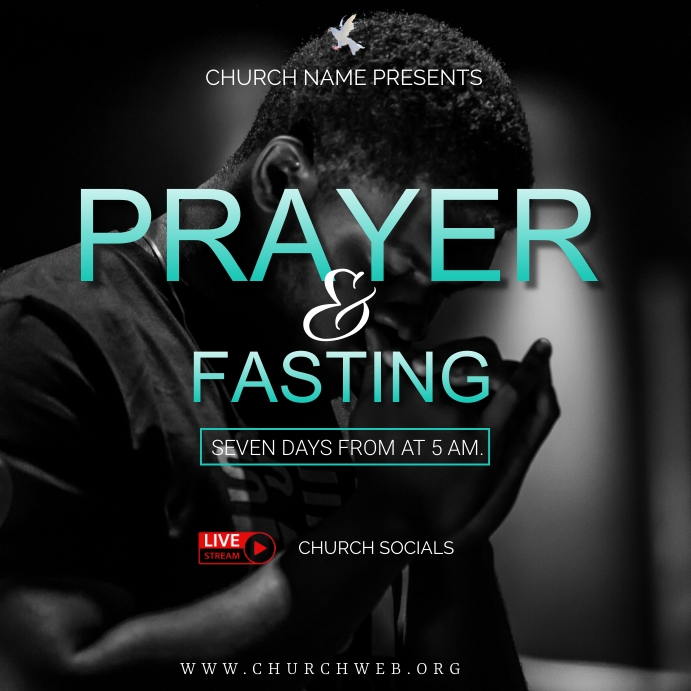 Pamflet Doa Dan Puasa Templat | PosterMyWall