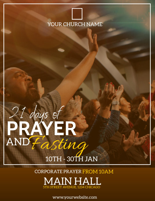 Brosur Sholat Dan Puasa Templat | PosterMyWall