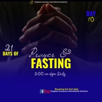 Prayer and fasting poster Template | PosterMyWall