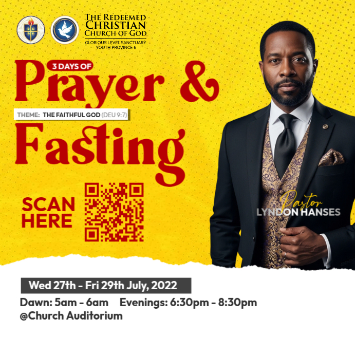 Prayer and Fasting Flyer Template | PosterMyWall