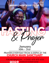 prayer and fasting poster Template | PosterMyWall