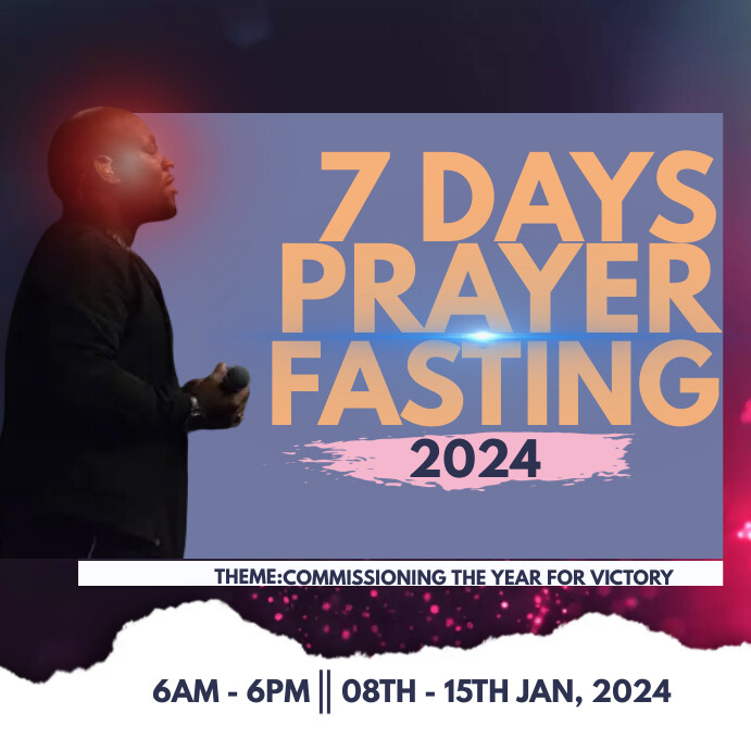 prayer and fasting poster Template | PosterMyWall