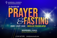 fasting and prayer flyer Template | PosterMyWall
