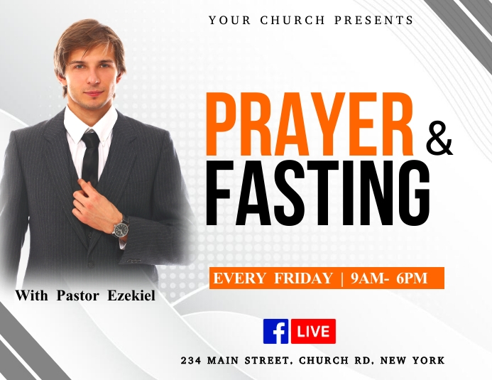 prayer and fasting Template | PosterMyWall