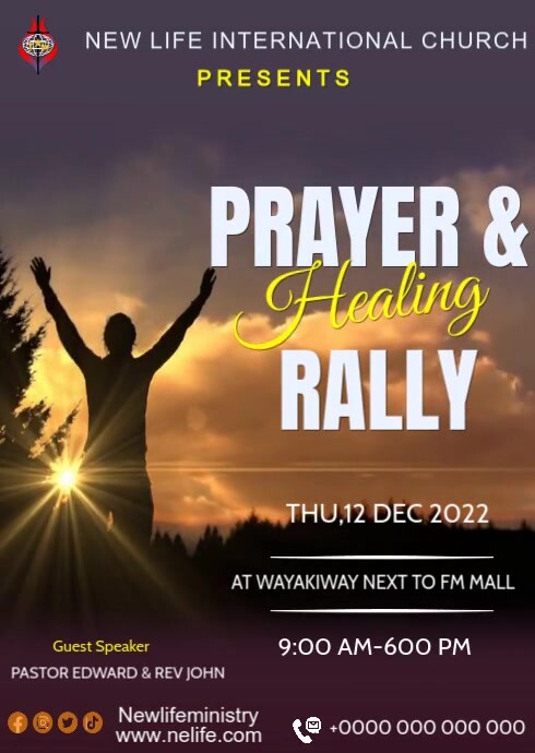 Prayer and Healing (1) Template | PosterMyWall