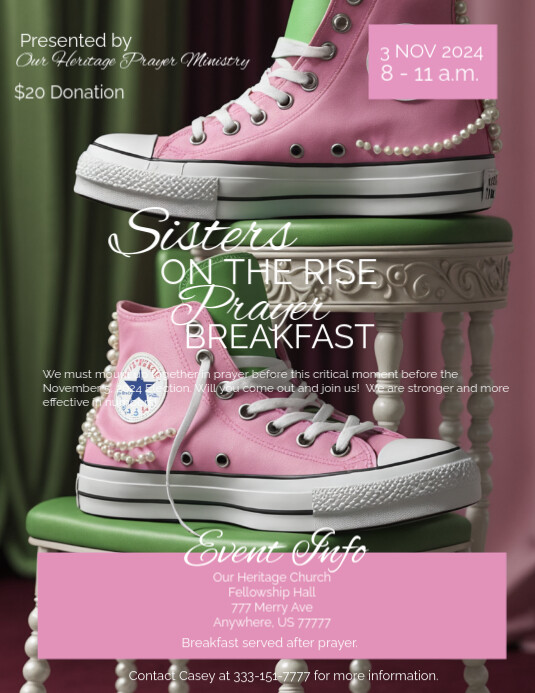 Copy of Prayer Breakfast Flyer (us Letter) | PosterMyWall