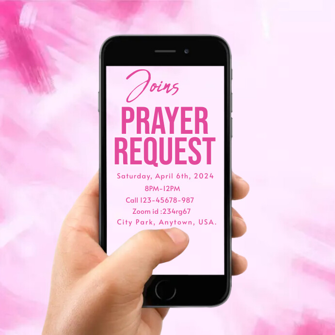 Prayer call flyer , conference call flyer, i Template | PosterMyWall