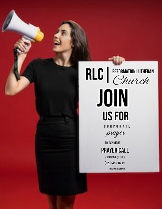 Prayer call flyer , conference call flyer, i Template | PosterMyWall