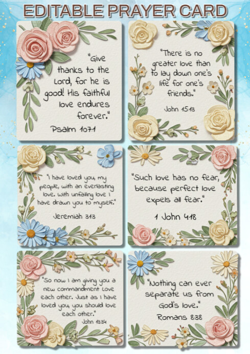 Prayer Card Template | PosterMyWall