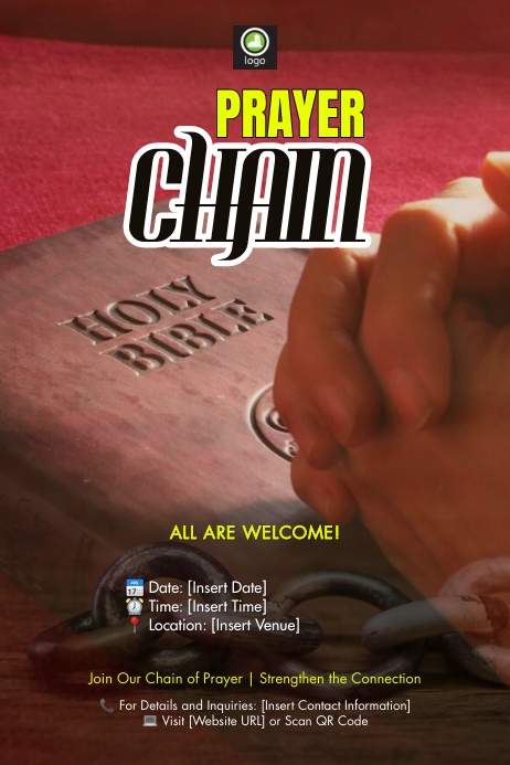 Copy of Prayer Chain Poster | PosterMyWall