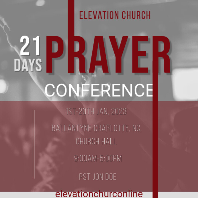 Prayer conference (2) Template | PosterMyWall