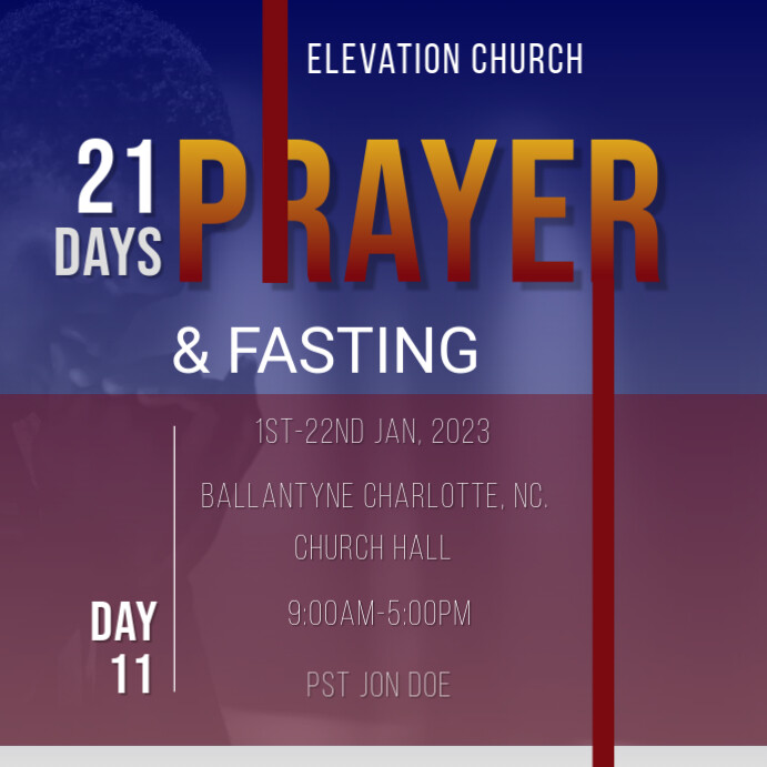 Prayer conference (3) Template | PosterMyWall