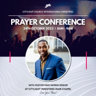 prayer conference church flyer template | PosterMyWall