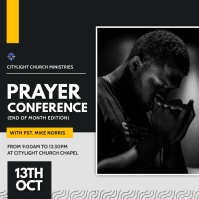 prayer conference church flyer template | PosterMyWall