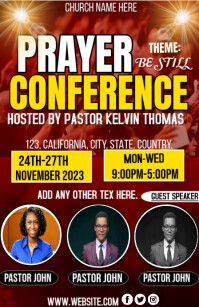 Prayer conference Template | PosterMyWall