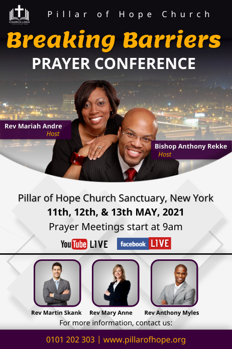 Prayer conference Template | PosterMyWall