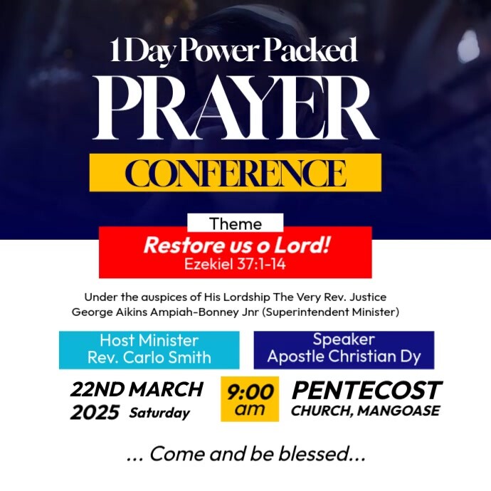 Copy of Prayer Conference | PosterMyWall