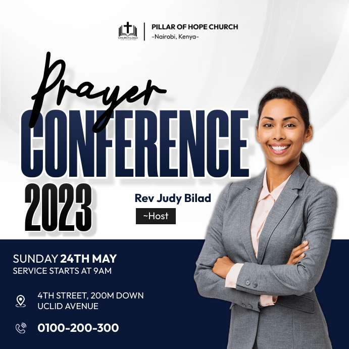 Prayer conference Template | PosterMyWall