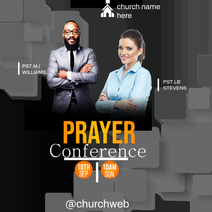 prayer conference Template | PosterMyWall