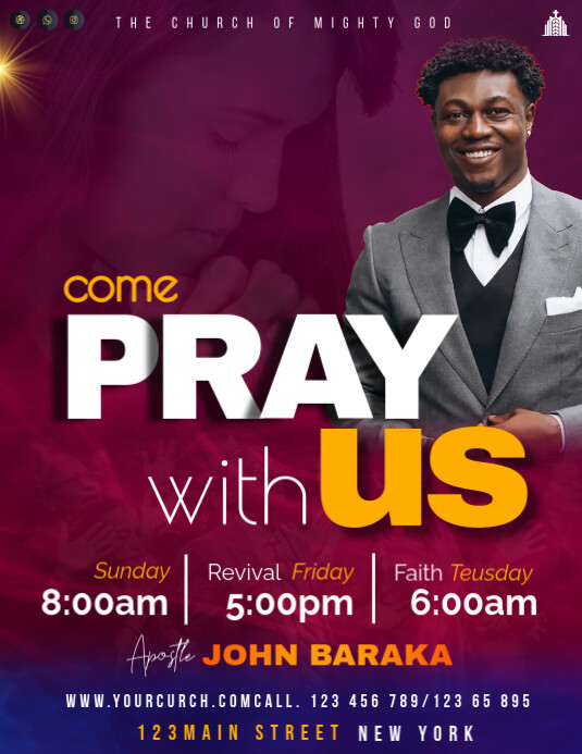 Prayer Conference | PosterMyWall