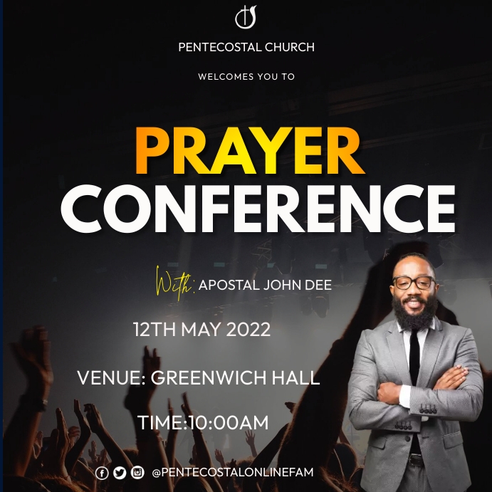 prayer conference Template | PosterMyWall