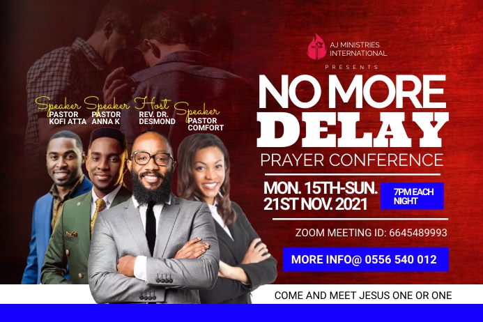 Prayer Conference Flyer Template | PosterMyWall