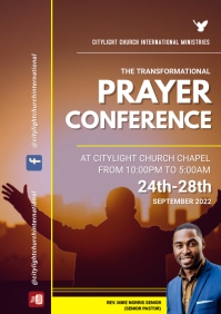 prayer conference flyer template | PosterMyWall