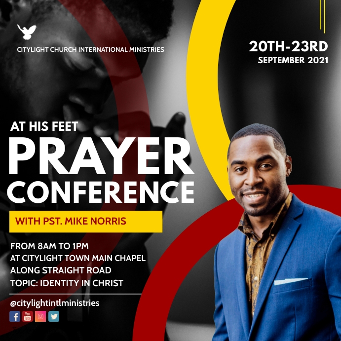 prayer conference poster Template | PosterMyWall
