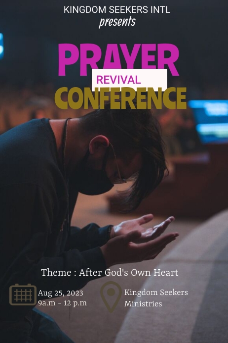 Plantilla de Prayer conference poster | PosterMyWall