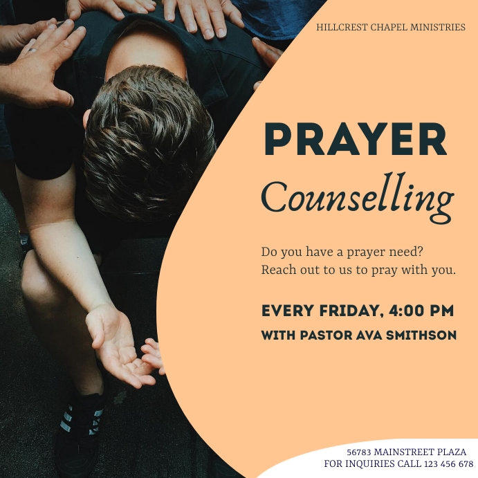 Prayer counselling Template | PosterMyWall