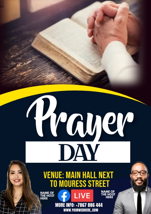 Copy of prayer day | PosterMyWall