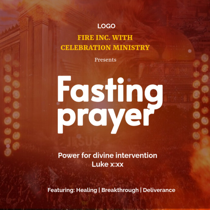 prayer Template | PosterMyWall