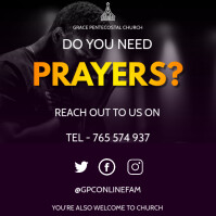 Prayer line flyer Template | PosterMyWall