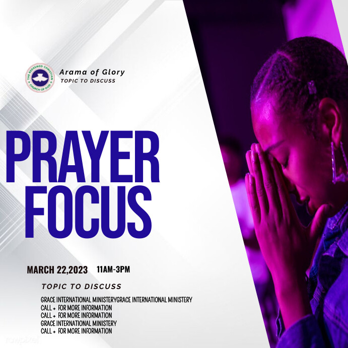 PRAYER Template | PosterMyWall