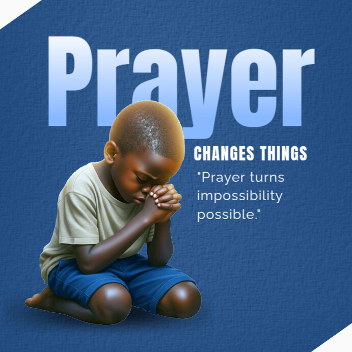 Prayer Template | PosterMyWall