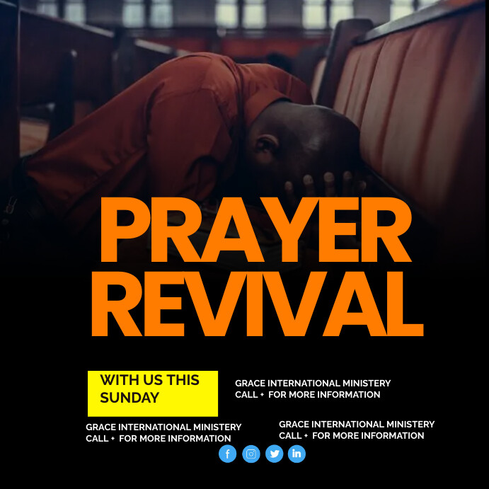 Plantilla de PRAYER | PosterMyWall