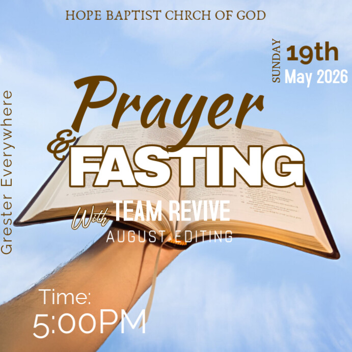 PRAYER Template | PosterMyWall
