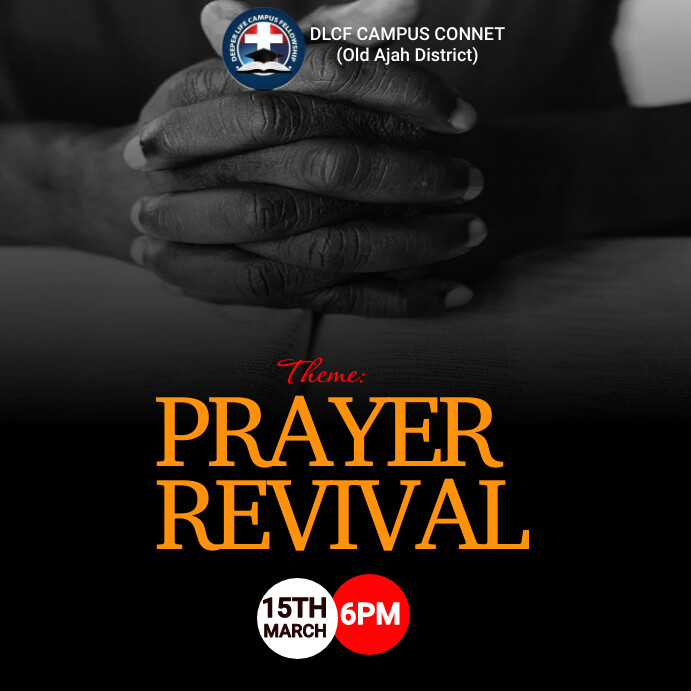 PRAYER Template | PosterMyWall