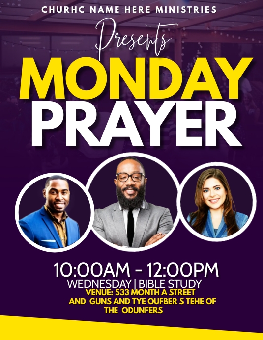 prayer Template | PosterMyWall