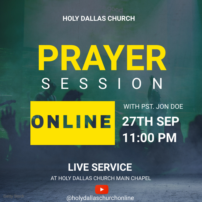 prayer Template | PosterMyWall