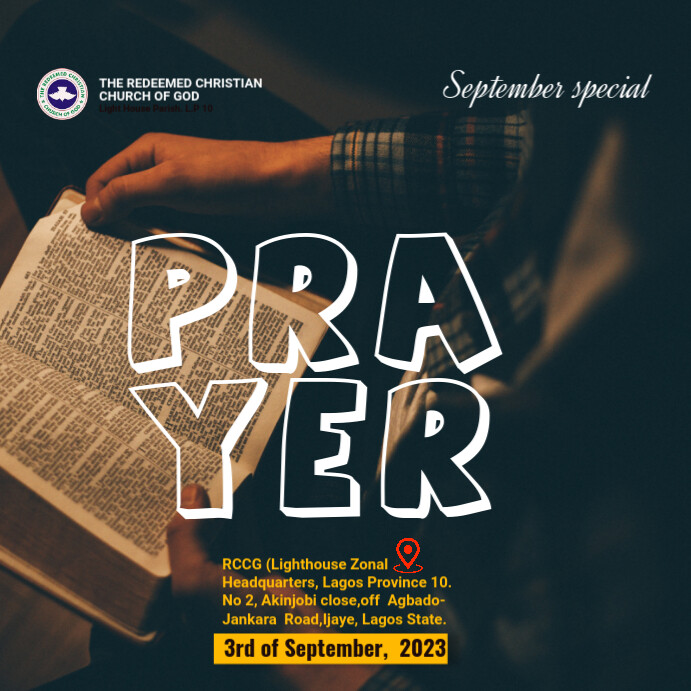 PRAYER Template | PosterMyWall