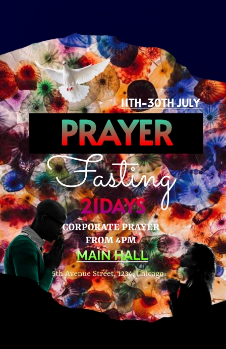 PRAYER Template | PosterMyWall