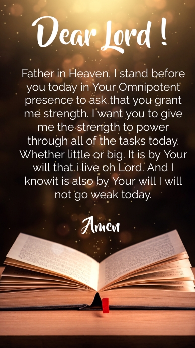 PRAYER Template | PosterMyWall