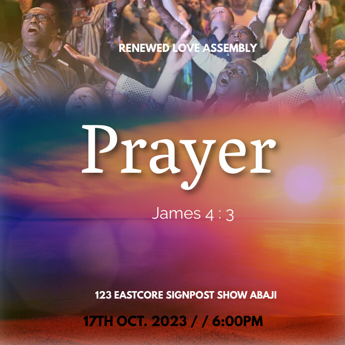 Plantilla de PRAYER FLYER | PosterMyWall