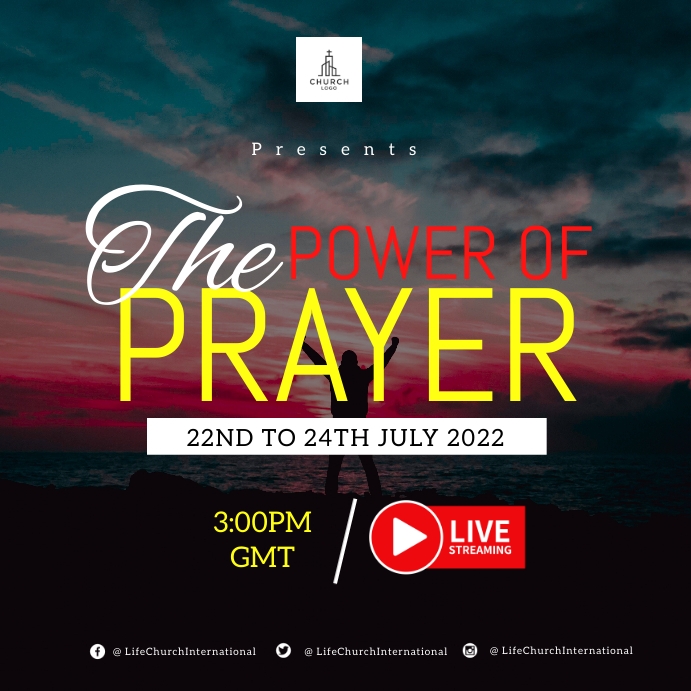 Prayer flyer Template | PosterMyWall