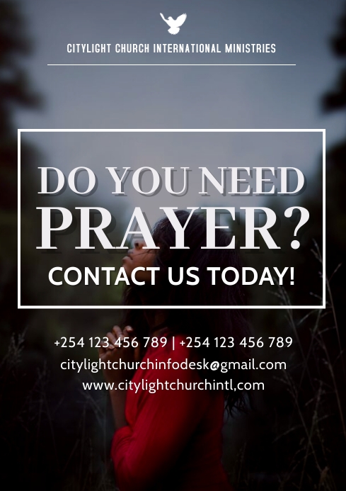 Copy of prayer flyer design | PosterMyWall