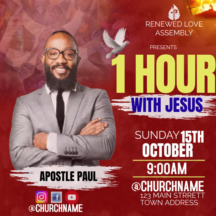 prayer flyer Template | PosterMyWall