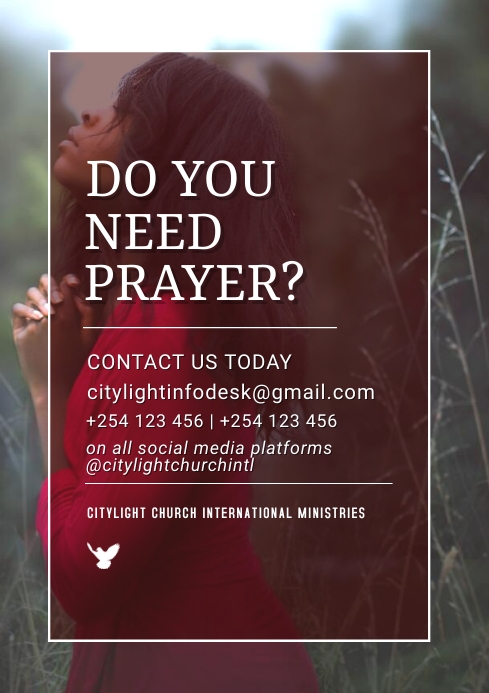prayer flyer design Template | PosterMyWall