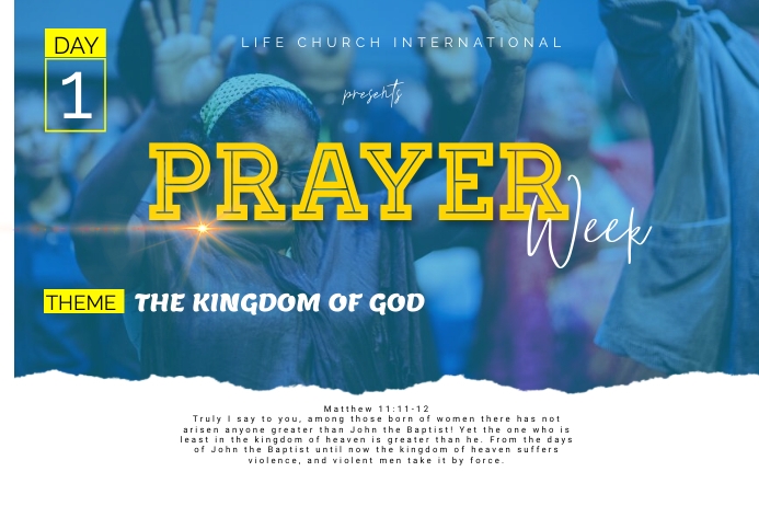 PRAYER FLYER Template | PosterMyWall