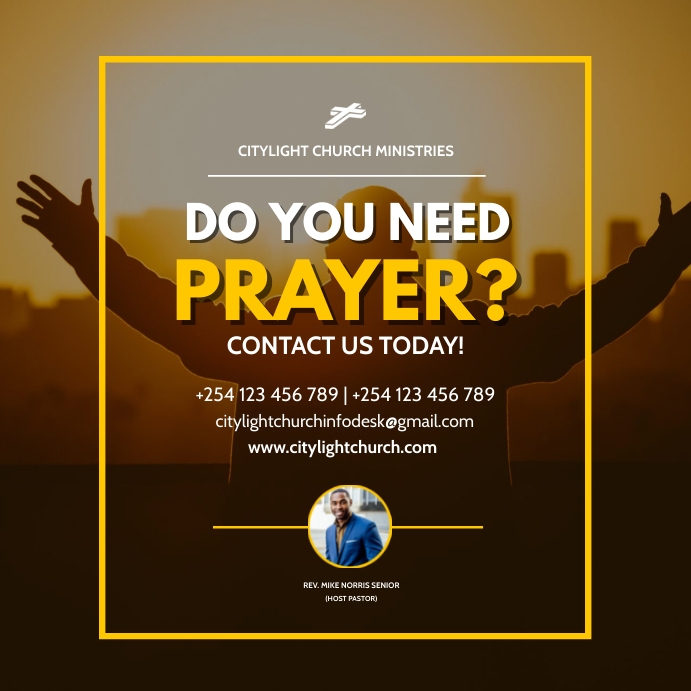 Copy of prayer flyer flyer template | PosterMyWall